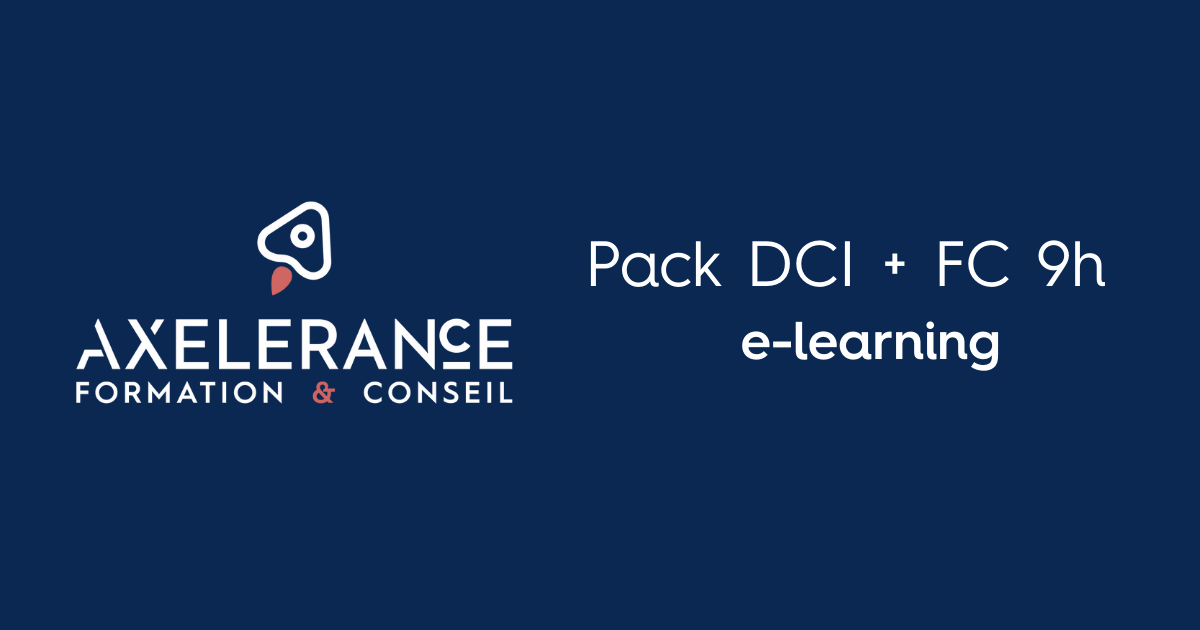 Formation DCI autres activités 9h e-learning – Axelerance – Axelerance